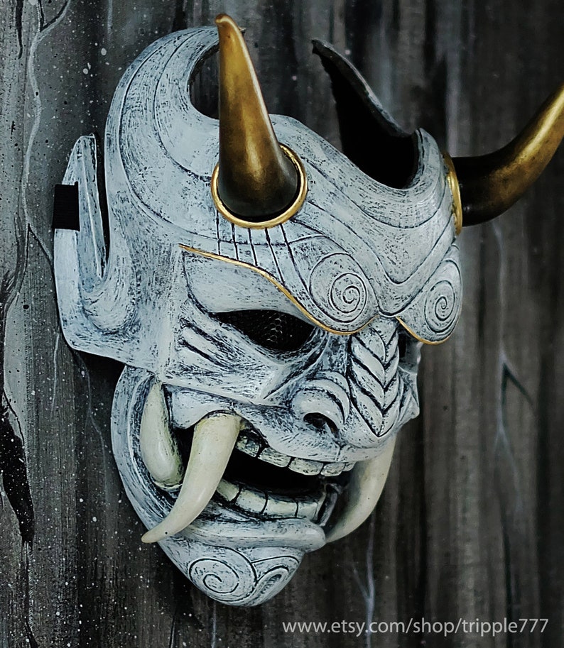 Samurai Assassin Demon Oni BB Gun Airsoft Mask Halloween | Etsy