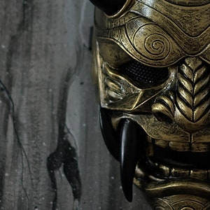 Samurai Assassin Demon Oni BB Gun Airsoft Mask, Halloween Costume ...