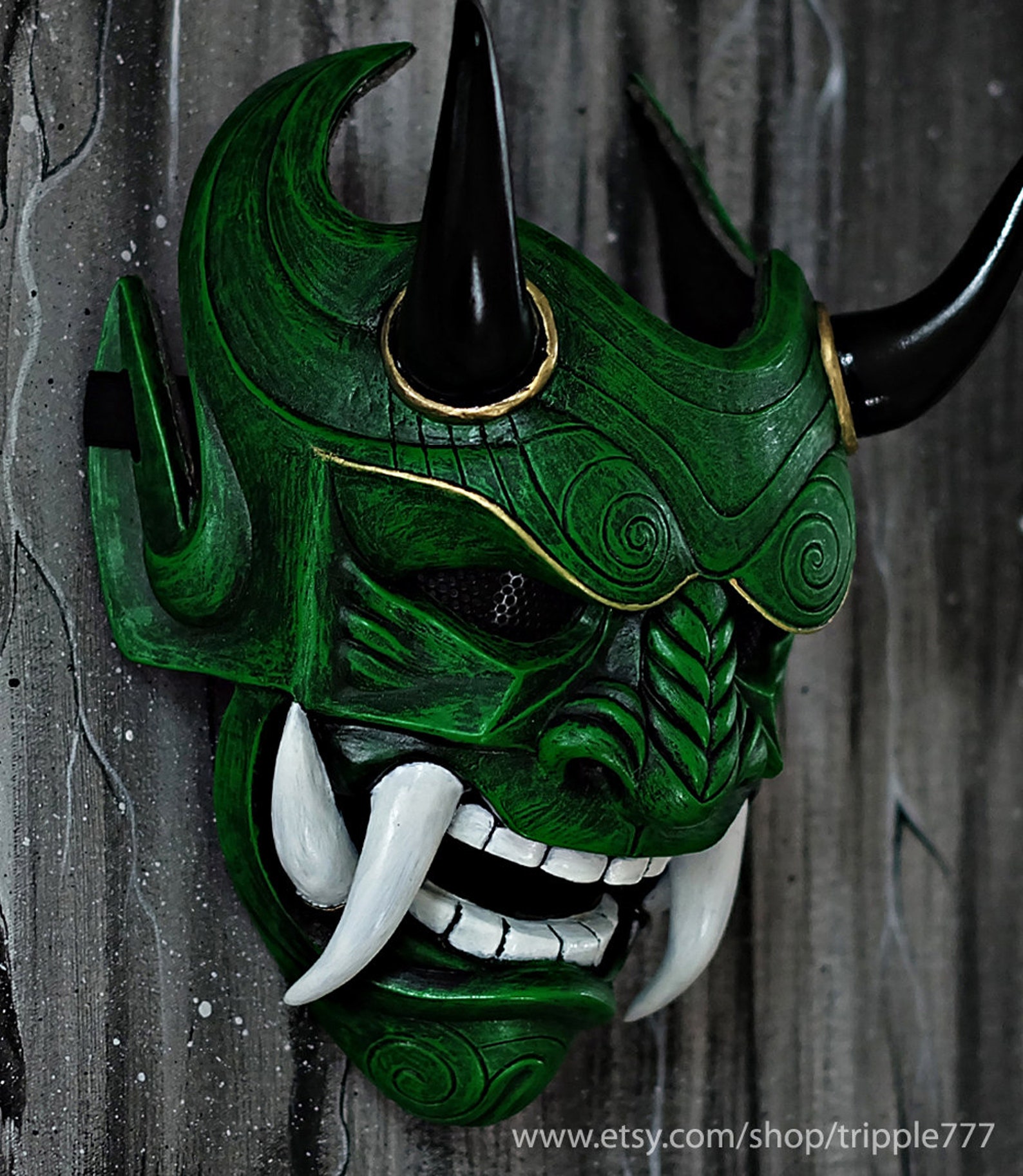 Samurai Assassin Demon Oni BB Gun Airsoft Mask Halloween | Etsy Canada