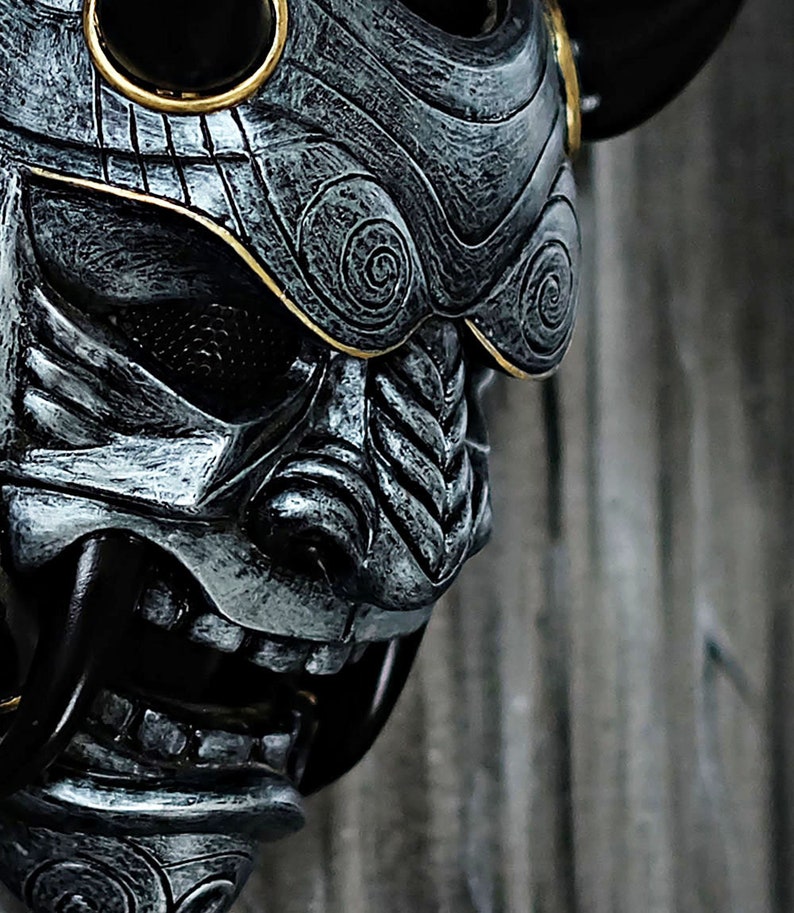 Samurai Assassin Demon Oni BB Gun Airsoft Mask Halloween - Etsy