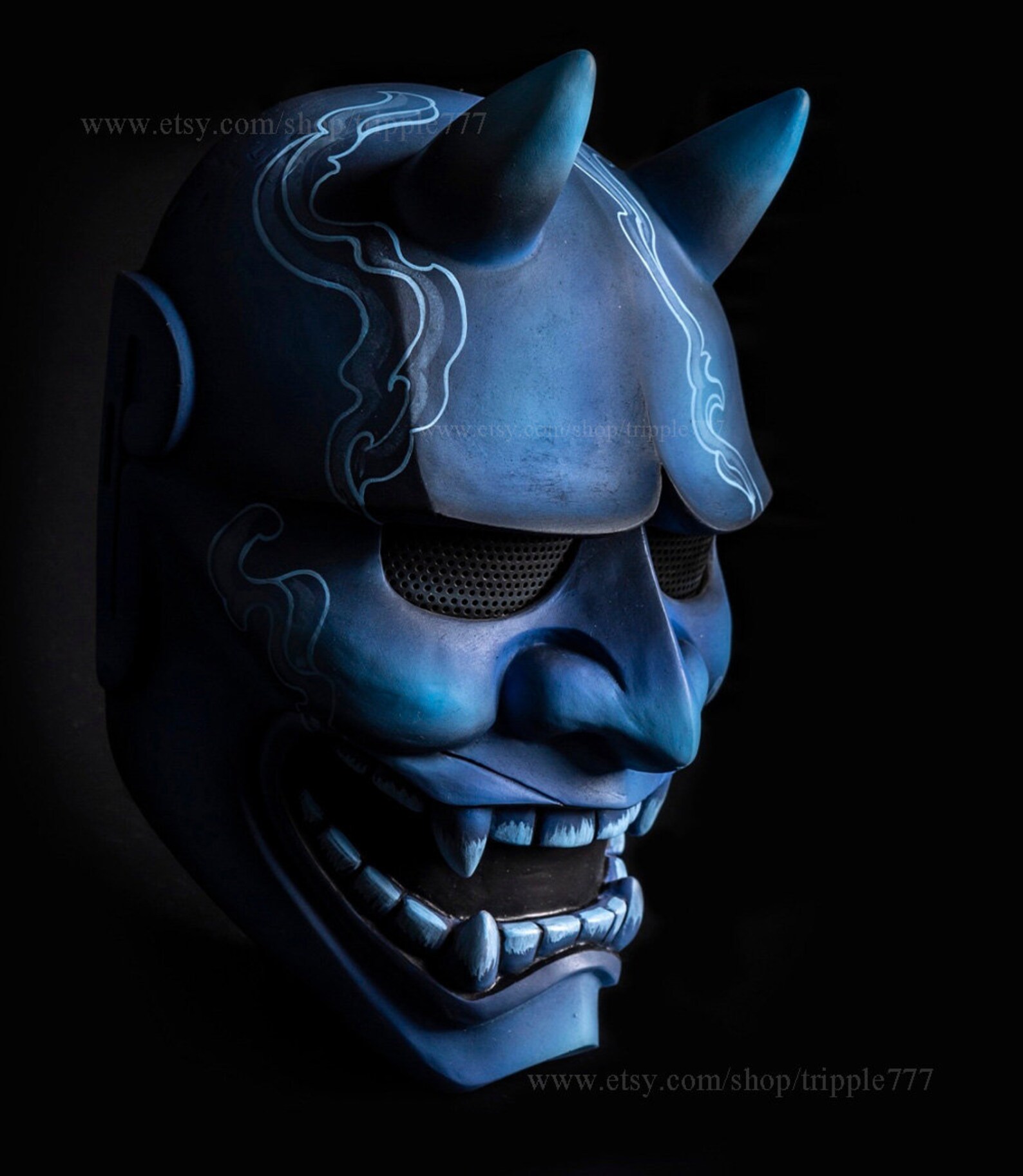 Japanese Hannya Mask Airsoft BB Gun Samurai Oni Kabuki Noh - Etsy