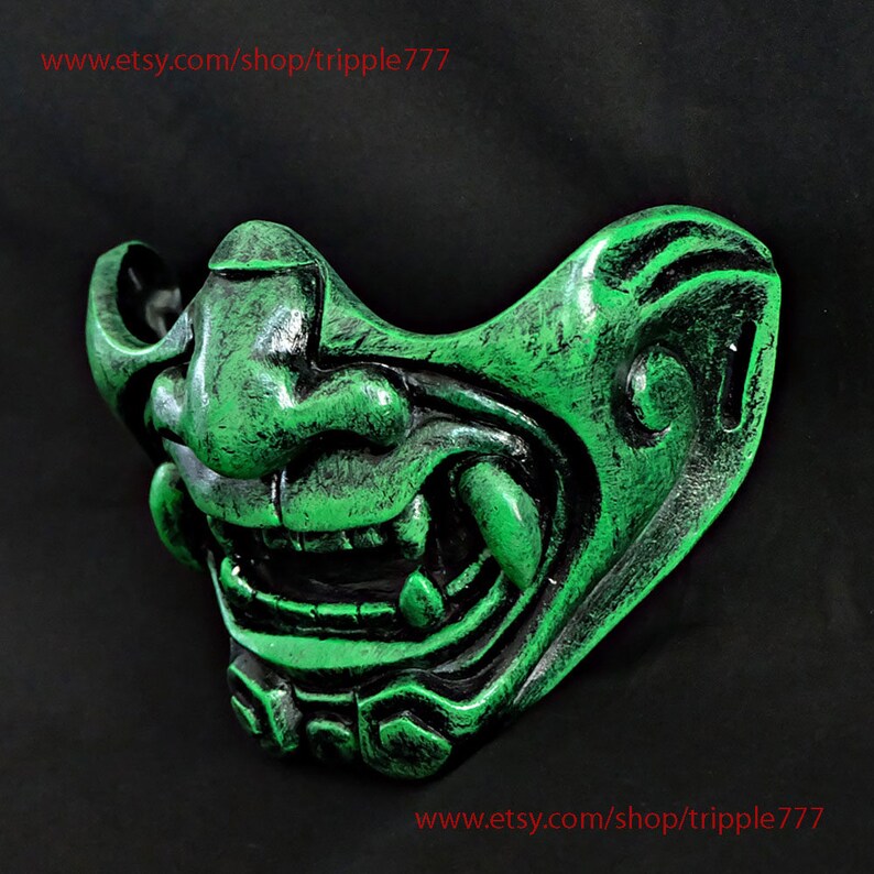 Half Cover Knight Samurai Mask Airsoft Mask Halloween - Etsy Australia
