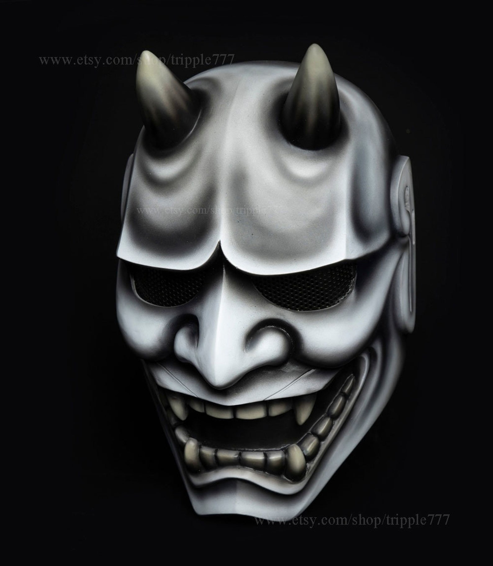 Japanese Hannya Mask Airsoft BB Gun Samurai Oni Kabuki Noh - Etsy