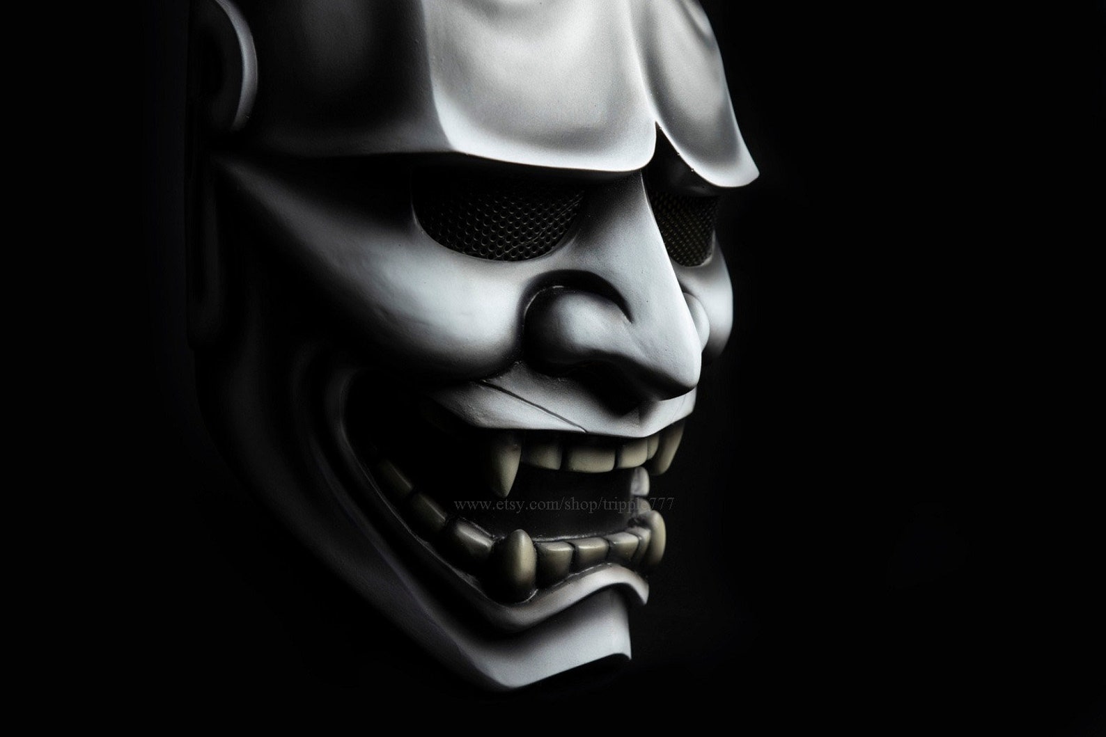 Japanese Hannya Mask Airsoft BB Gun Samurai Oni Kabuki Noh - Etsy