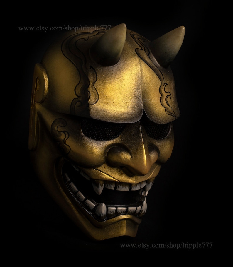 Japanese Hannya Mask Airsoft BB Gun Samurai Oni Kabuki Noh - Etsy