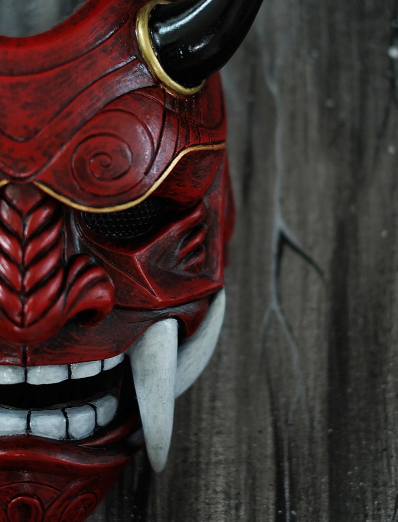 Samurai Assassin Demon Oni BB Gun Airsoft Mask Halloween - Etsy