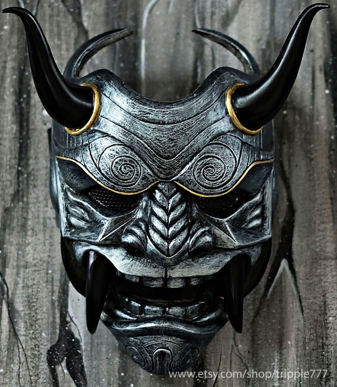 Cool Badass Face Masquerade Mask for Men Samurai Assassin | Etsy