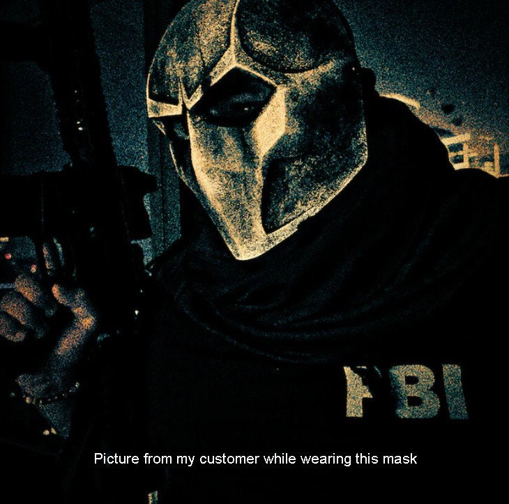 Custom Airsoft Mask Helmet Goggle Full Face Protective BB Gun Halloween ...