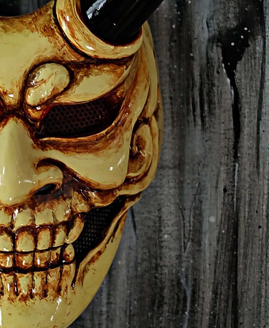 Devil Samurai Airsoft Mask BB Gun Oni Hannya Halloween - Etsy Canada