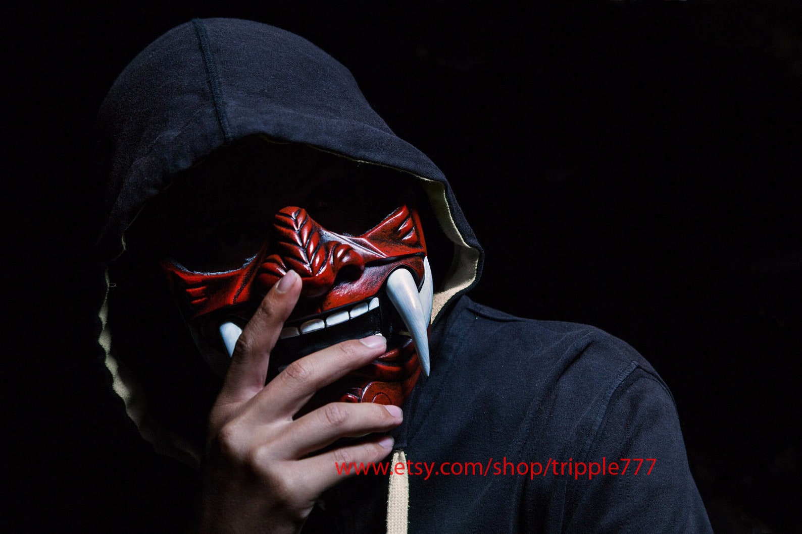Half Face Assassin Ronin Samurai Mask Cool Baddass Demon Oni - Etsy Canada