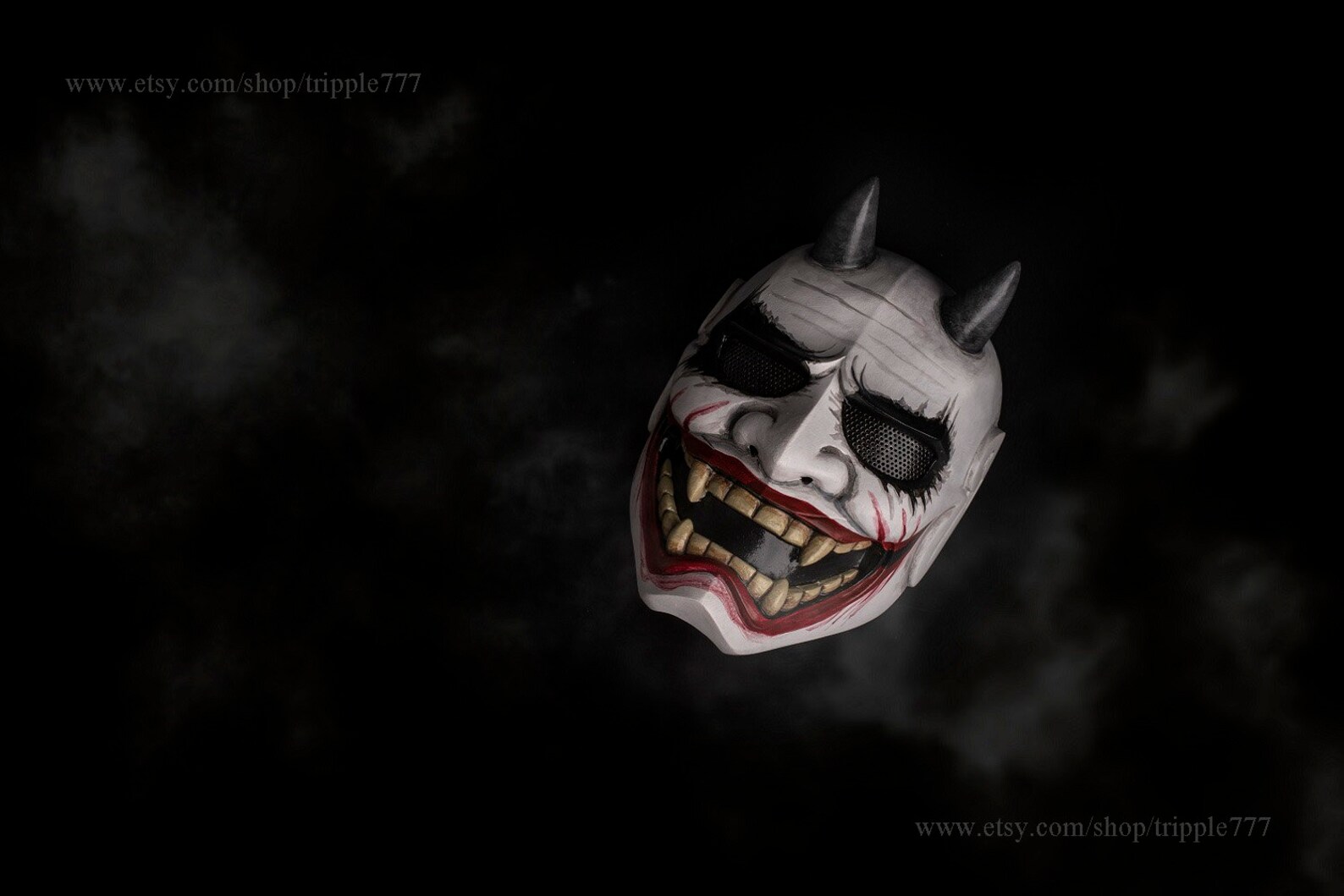 Japanese Hannya Mask Airsoft BB Gun Samurai Oni Kabuki Noh - Etsy