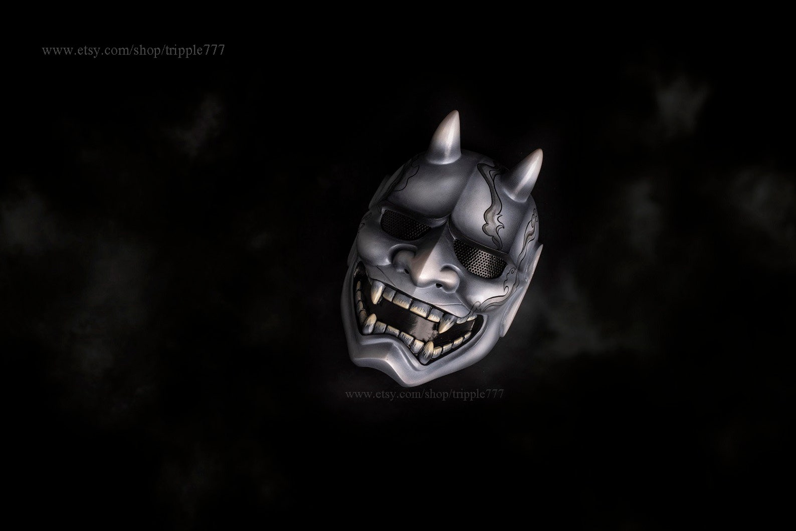 Japanese Hannya Mask Airsoft BB Gun Samurai Oni Kabuki Noh - Etsy