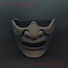 Half Knight Warrior Samurai Mask, BB Gun Airsoft Mask, Halloween ...