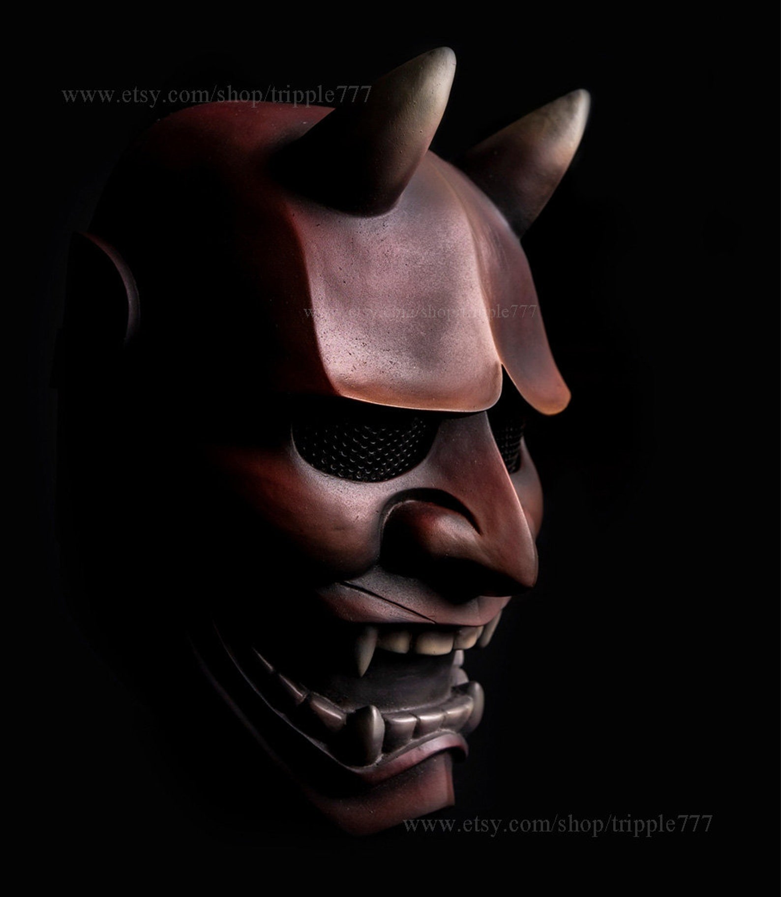 Japanese Hannya Mask Airsoft BB Gun Samurai Oni Kabuki Noh - Etsy