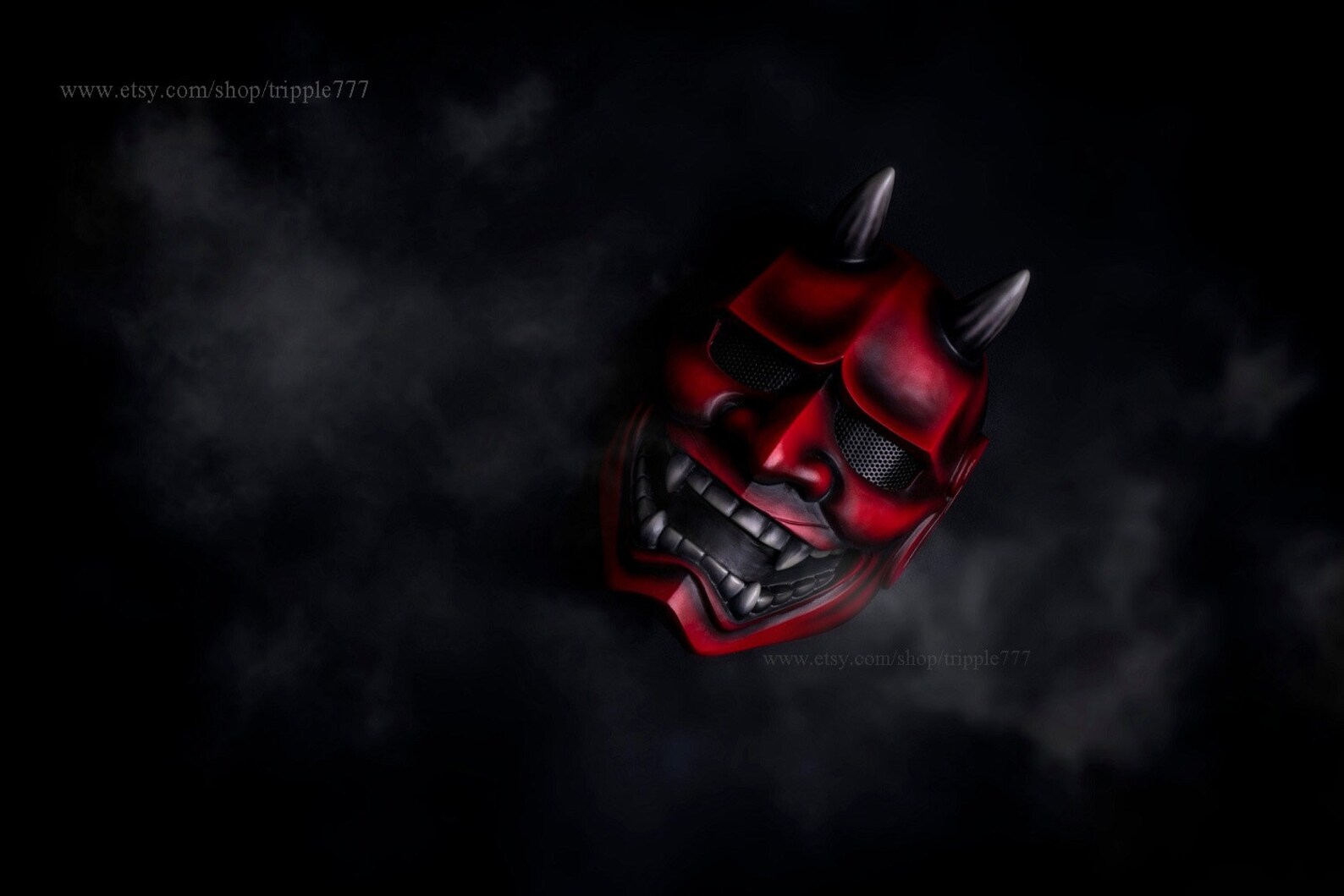 Japanese Hannya Mask Airsoft BB Gun Samurai Oni Kabuki Noh - Etsy