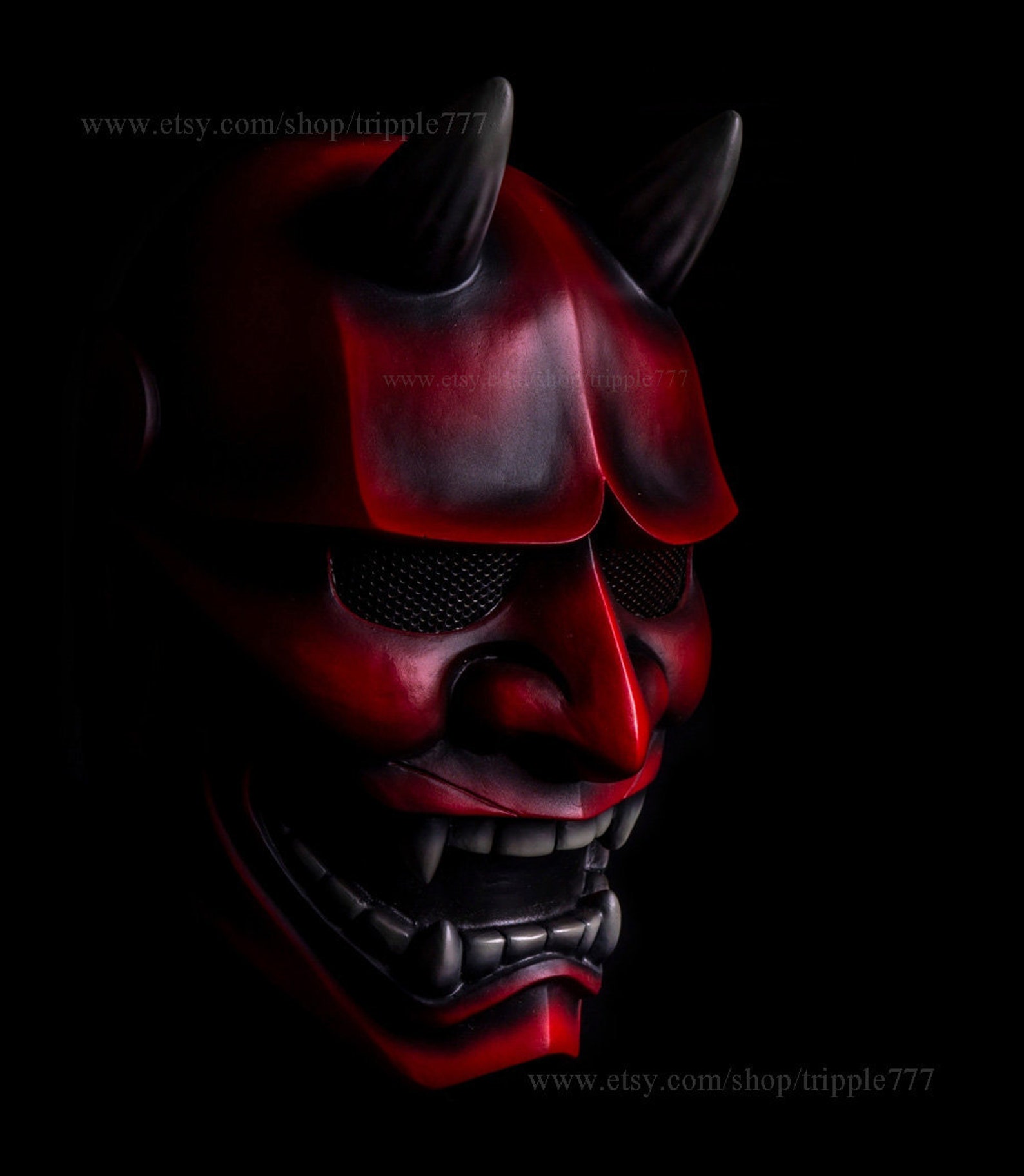 Japanese Hannya Mask Airsoft BB Gun Samurai Oni Kabuki Noh - Etsy