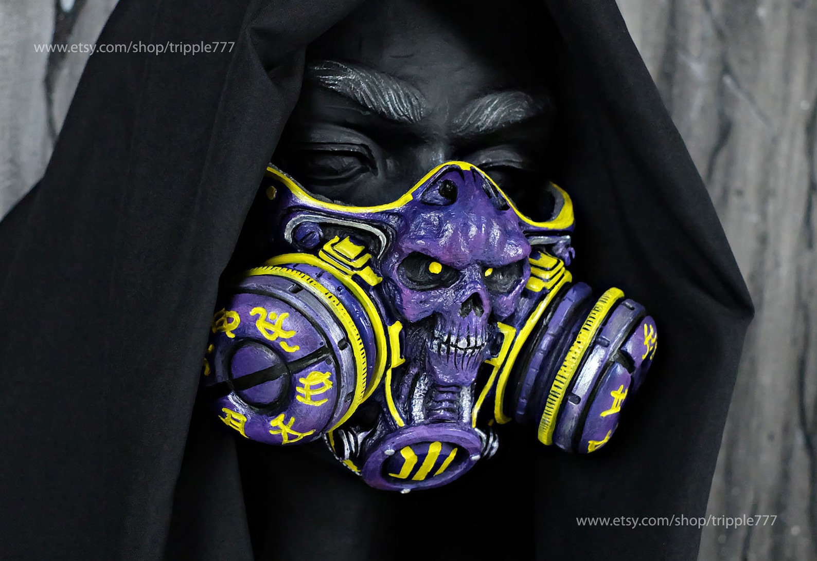 Cyberpunk Steampunk Rider Motorcycle Mask Halloween Costume - Etsy