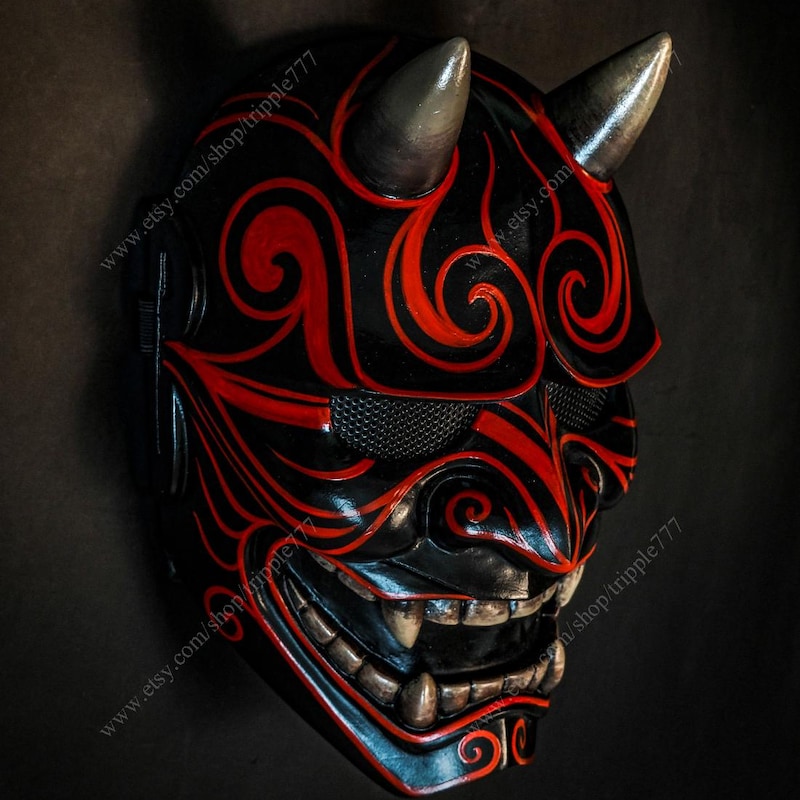 Tengu Mask Demon Oni Yokai Costume - Etsy Canada