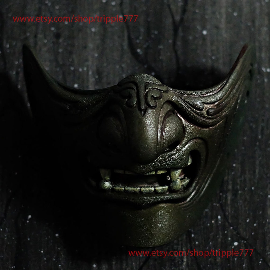 Samurai Mask Mempo Menpo Armor Sword Suit for Cosplay Costume - Etsy