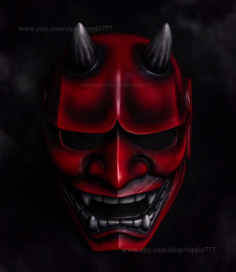 Japanese Hannya Mask Airsoft BB Gun Samurai Oni Kabuki Noh - Etsy