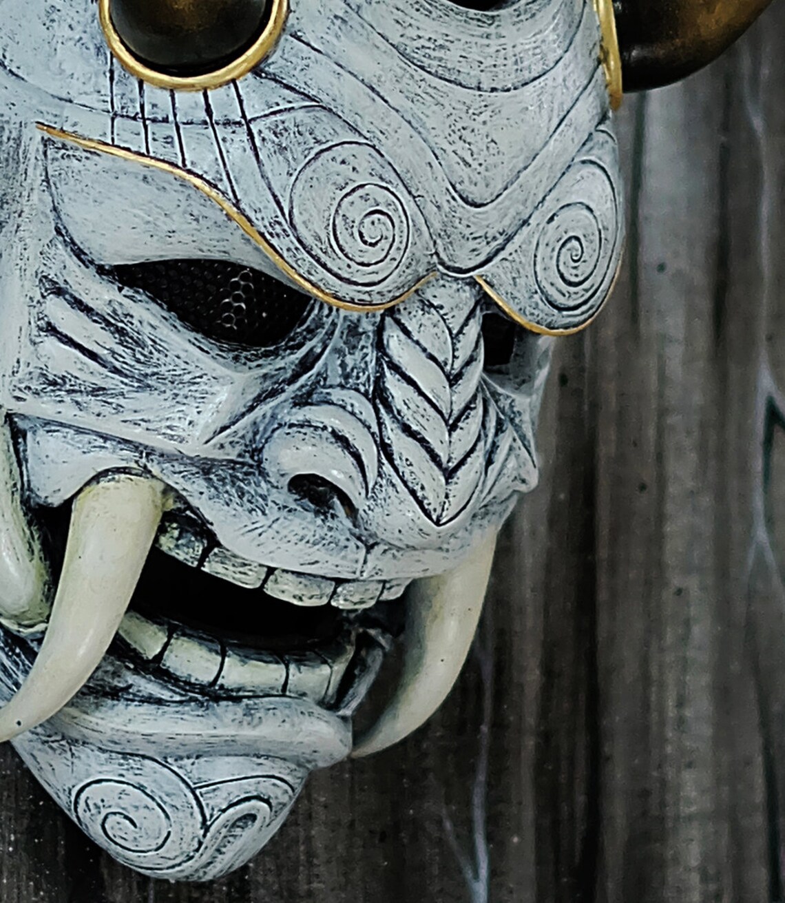 Samurai Assassin Demon Oni BB Gun Airsoft Mask Halloween | Etsy