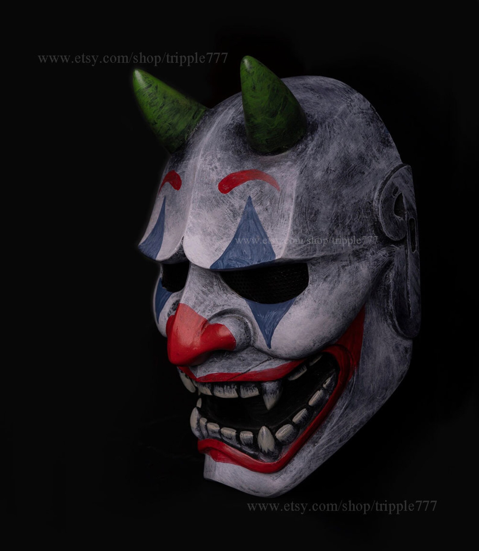 Japanese Hannya Mask Airsoft BB Gun Samurai Oni Kabuki Noh - Etsy