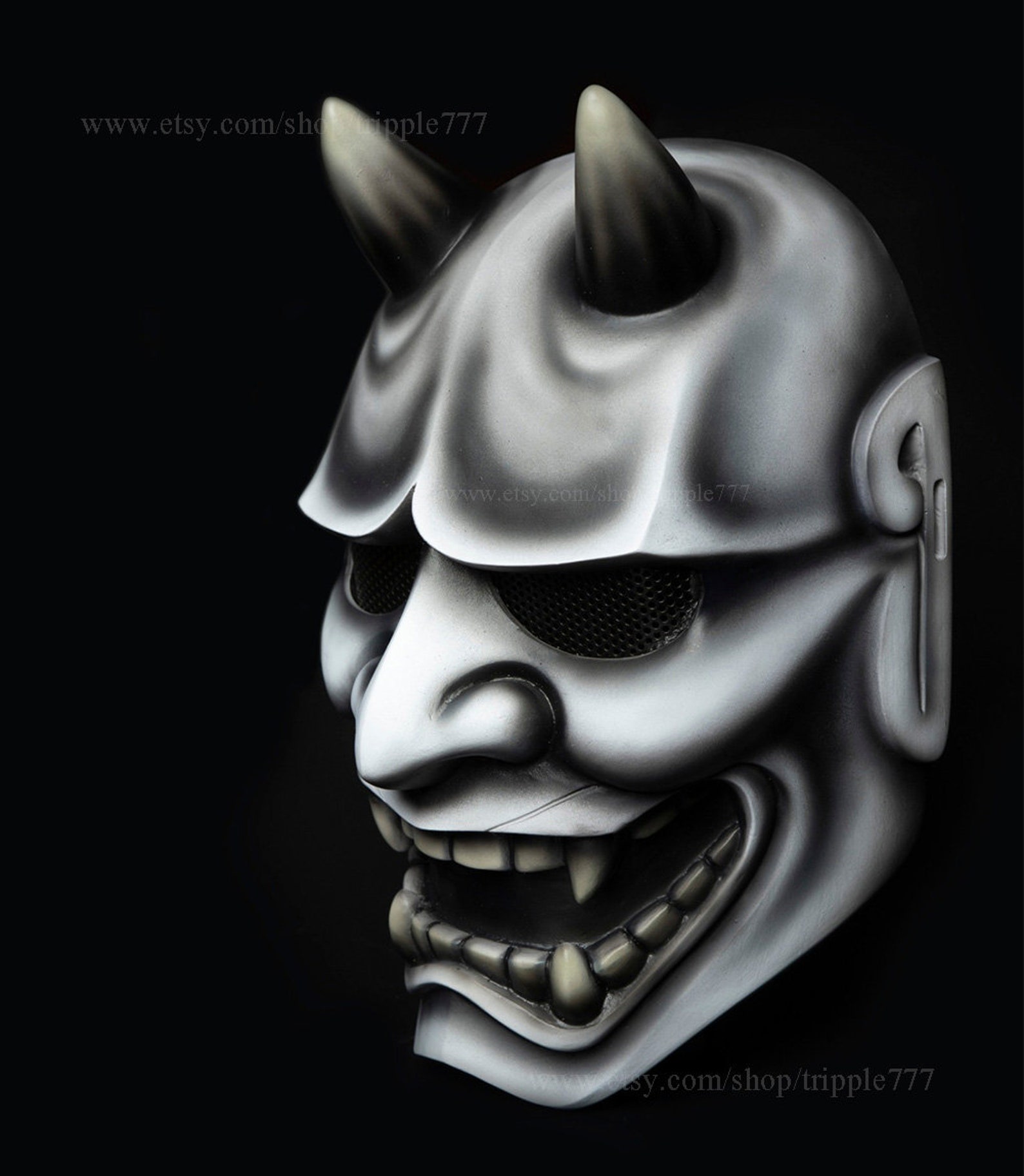 Japanese Hannya Mask Airsoft BB Gun Samurai Oni Kabuki Noh - Etsy