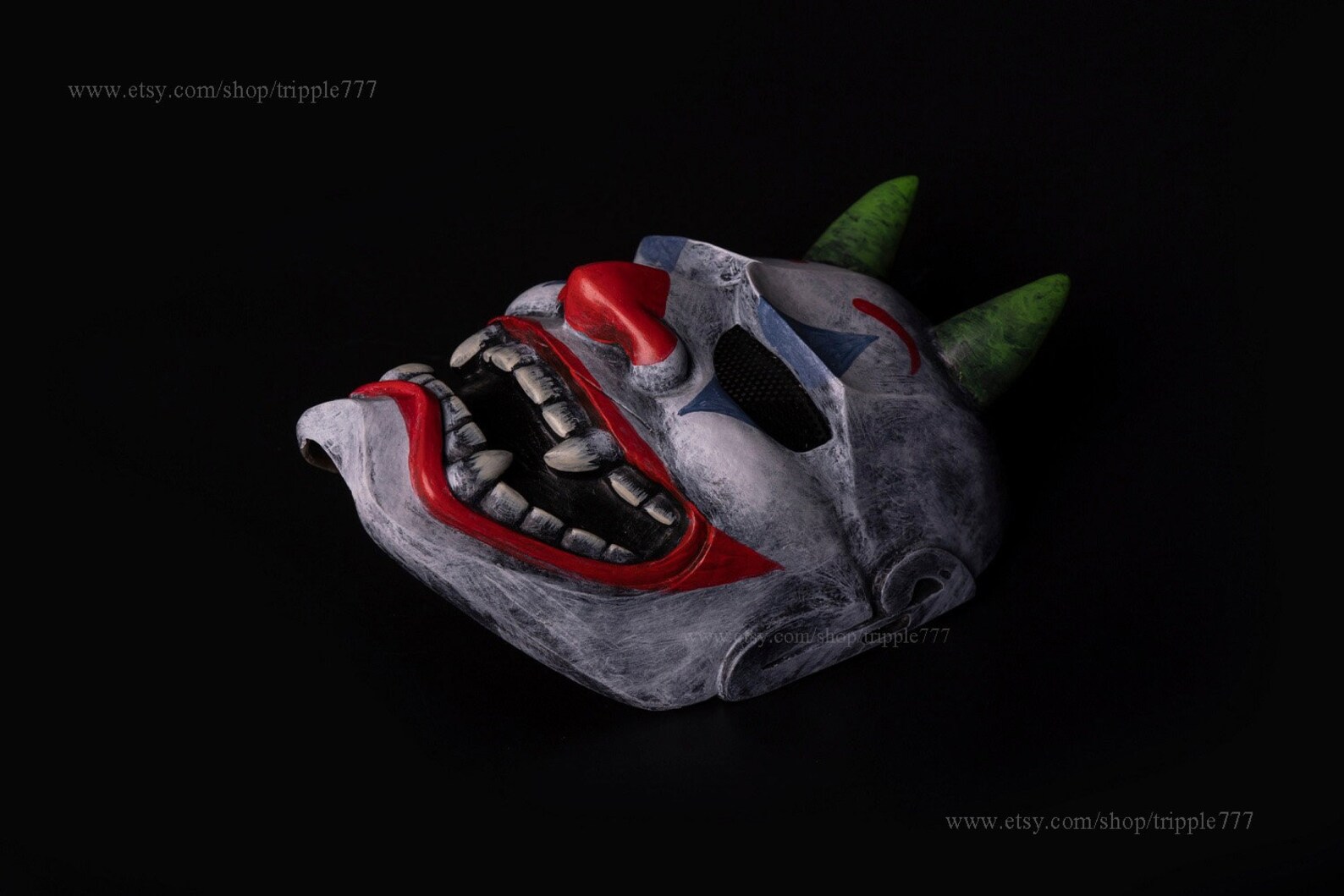 Japanese Hannya Mask Airsoft BB Gun Samurai Oni Kabuki Noh - Etsy