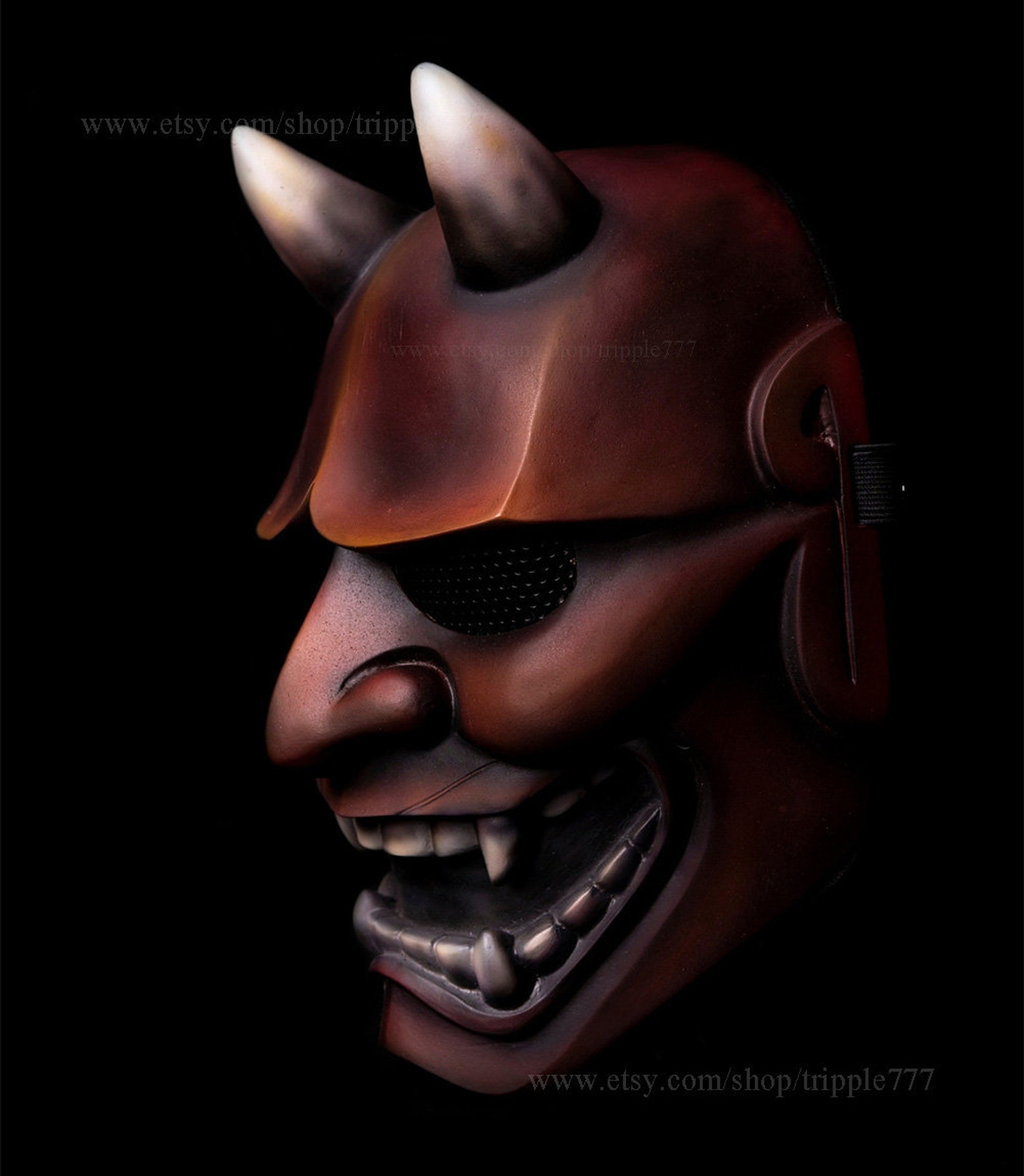 Japanese Hannya Mask Airsoft BB Gun Samurai Oni Kabuki Noh - Etsy