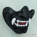 Half Cover Knight Samurai Mask, Airsoft Mask, Halloween Costume Cosplay ...