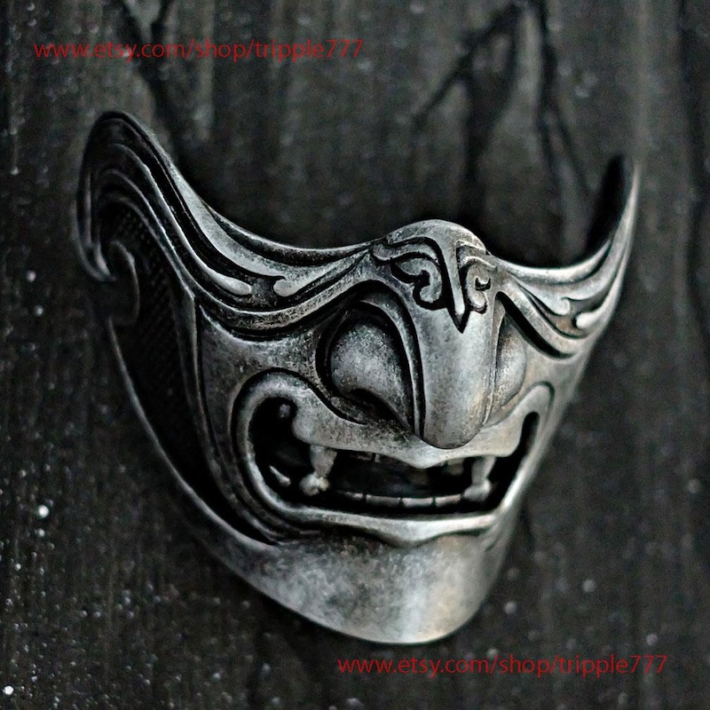Oni Face Mask - Etsy