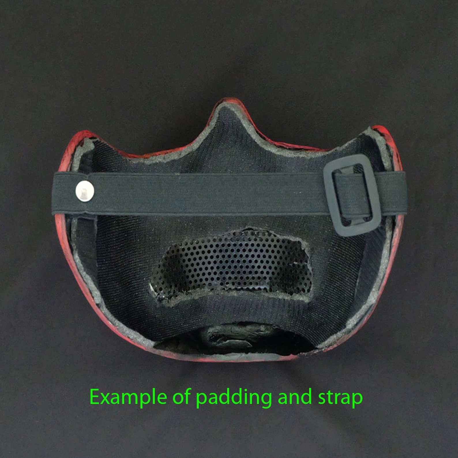 Half Cover Knight Samurai Mask, Airsoft Mask, Halloween Costume Cosplay ...