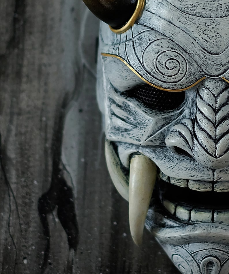 Samurai Assassin Demon Oni BB Gun Airsoft Mask Halloween - Etsy