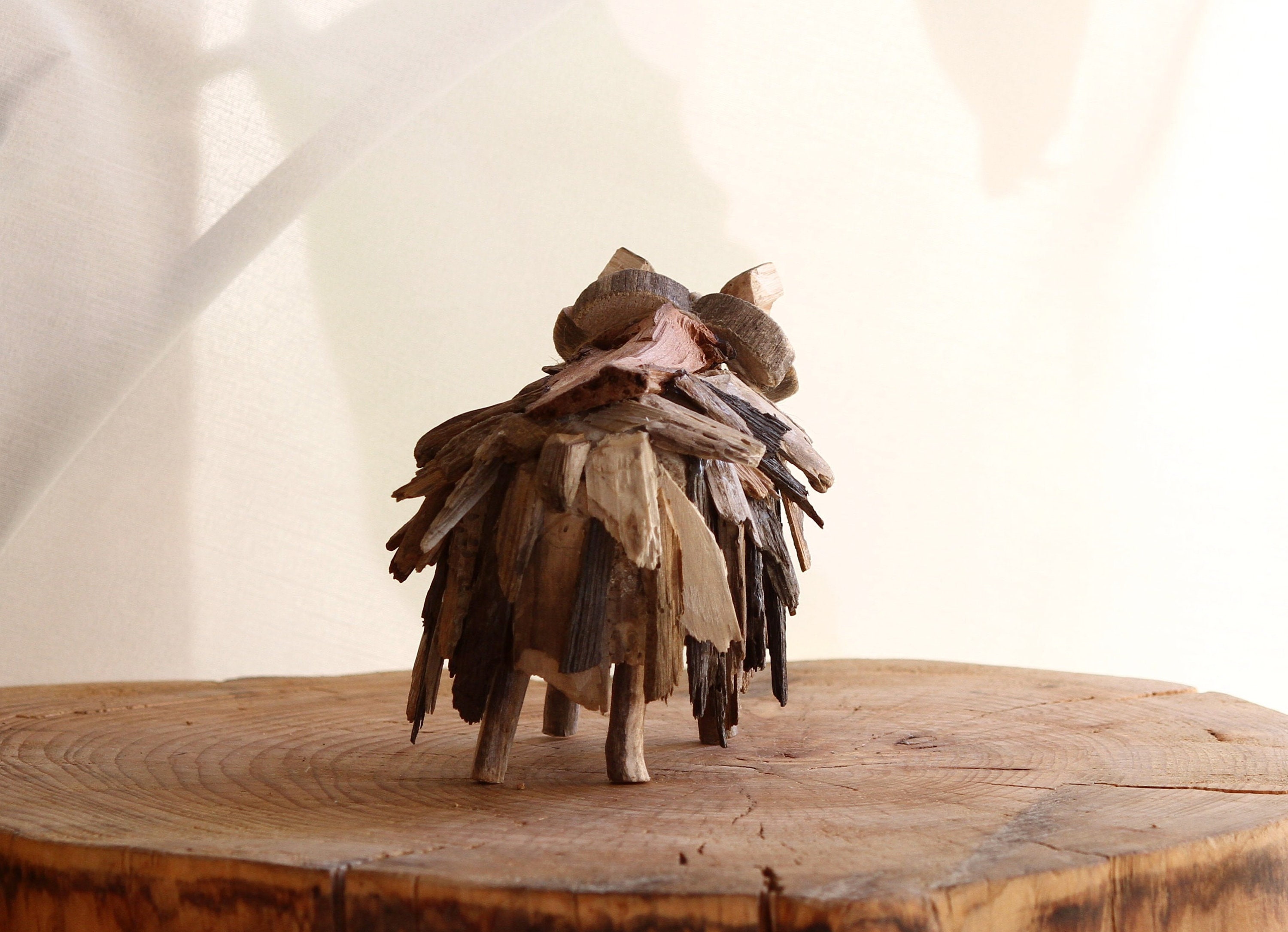 Móri, Icelandic Ram :driftwood Art . One of a Kind .made by Icelandic ...