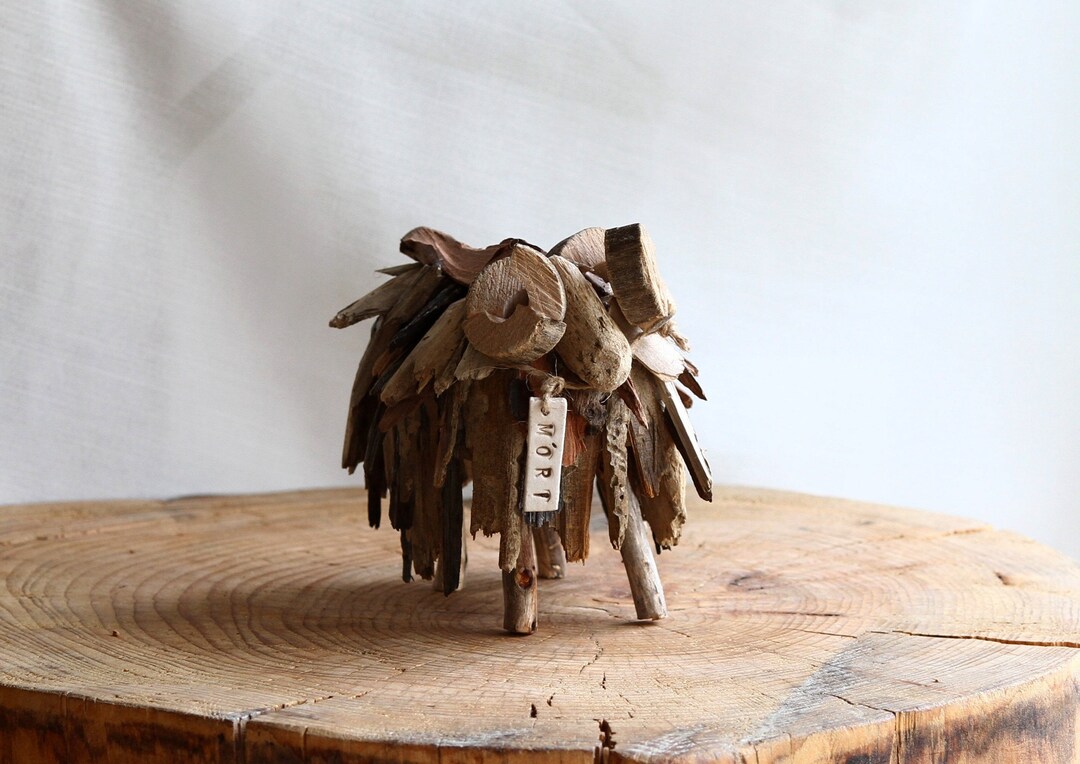 Móri, Icelandic Ram :driftwood Art . One of a Kind .made by Icelandic ...