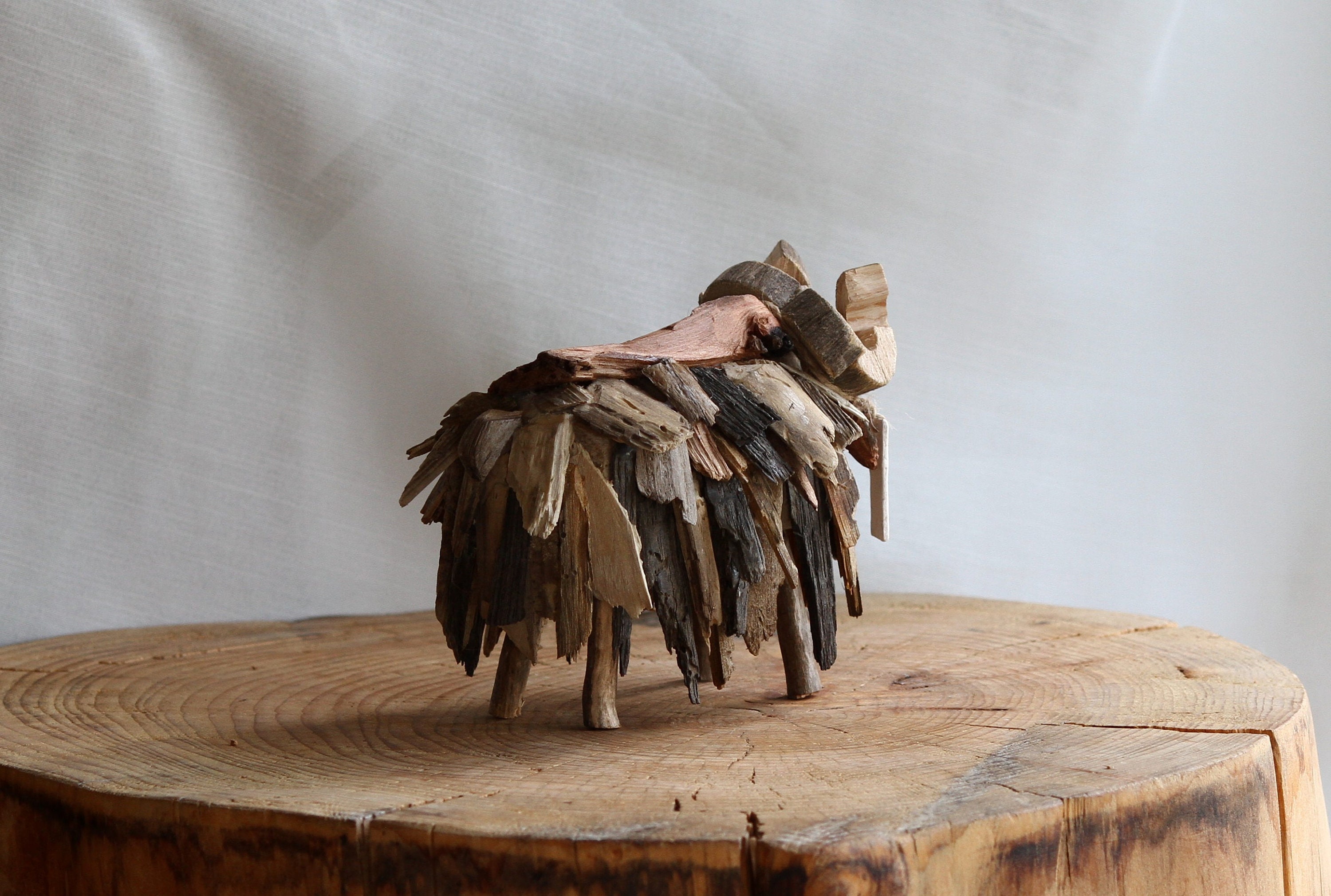 Móri, Icelandic Ram :driftwood Art . One of a Kind .made by Icelandic ...