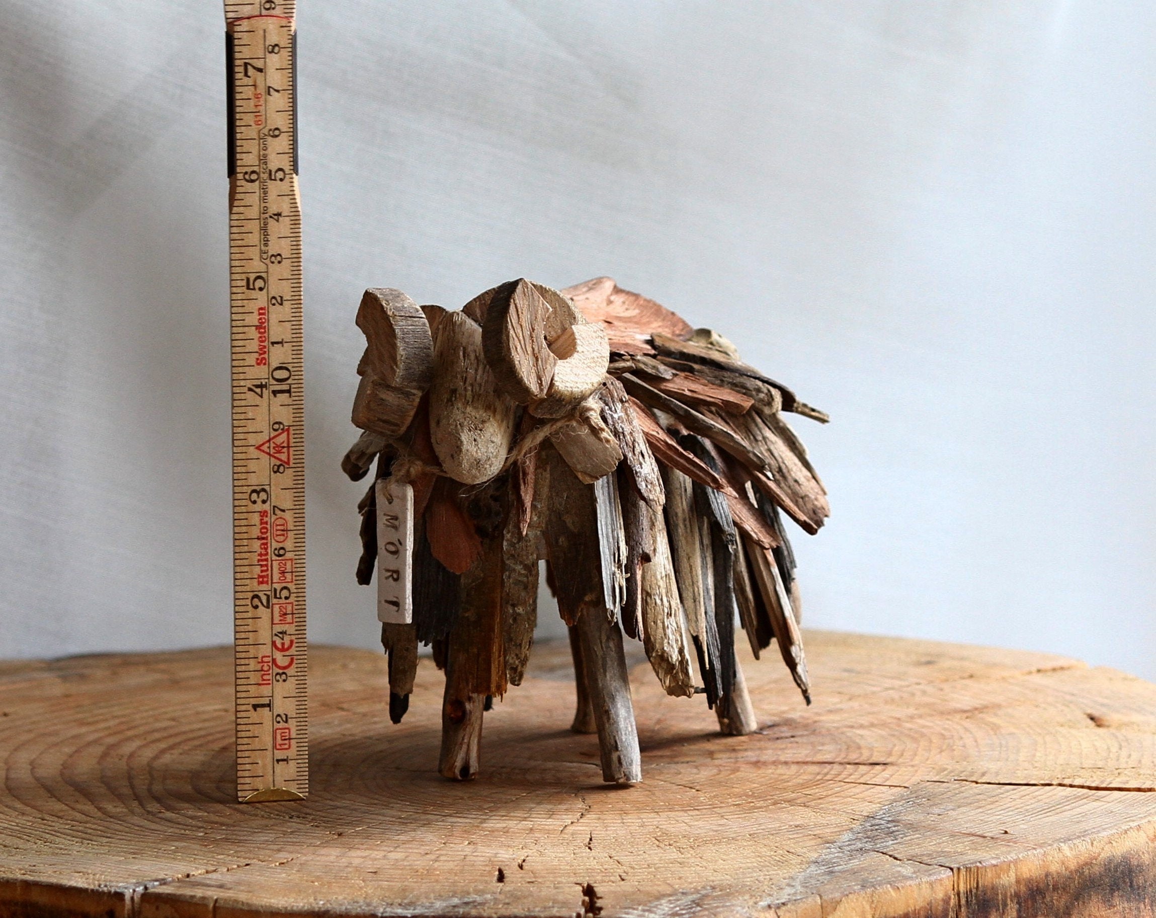 Móri, Icelandic Ram :driftwood Art . One of a Kind .made by Icelandic ...