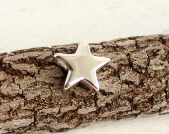 Small silver stars | Etsy