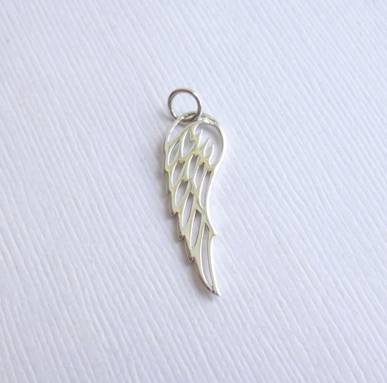 Angel Wing or Bird Wing Charm 1 Piece... Small Sterling | Etsy