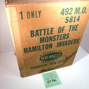 1970's Remco/hamilton Invaders-"battle of the Monsters"-original ...