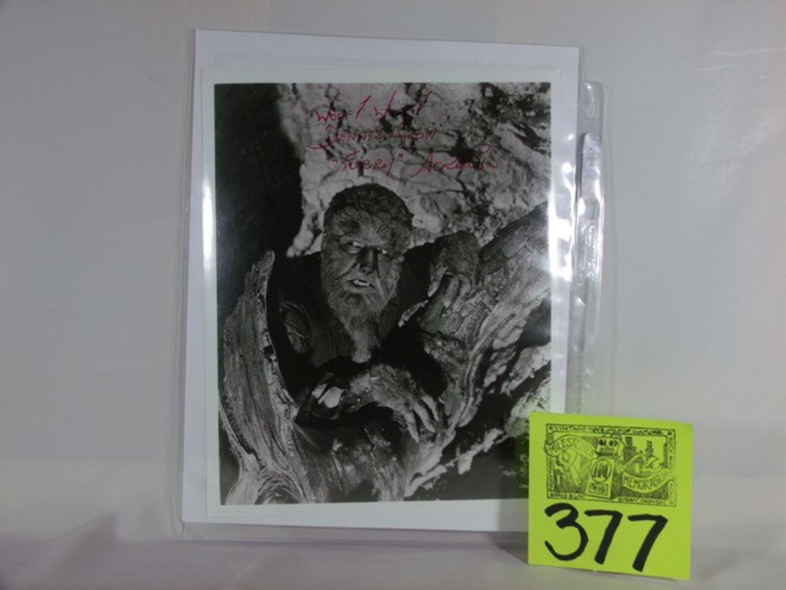 Forrest J. Ackerman Signed Wolfman Photograph - Etsy