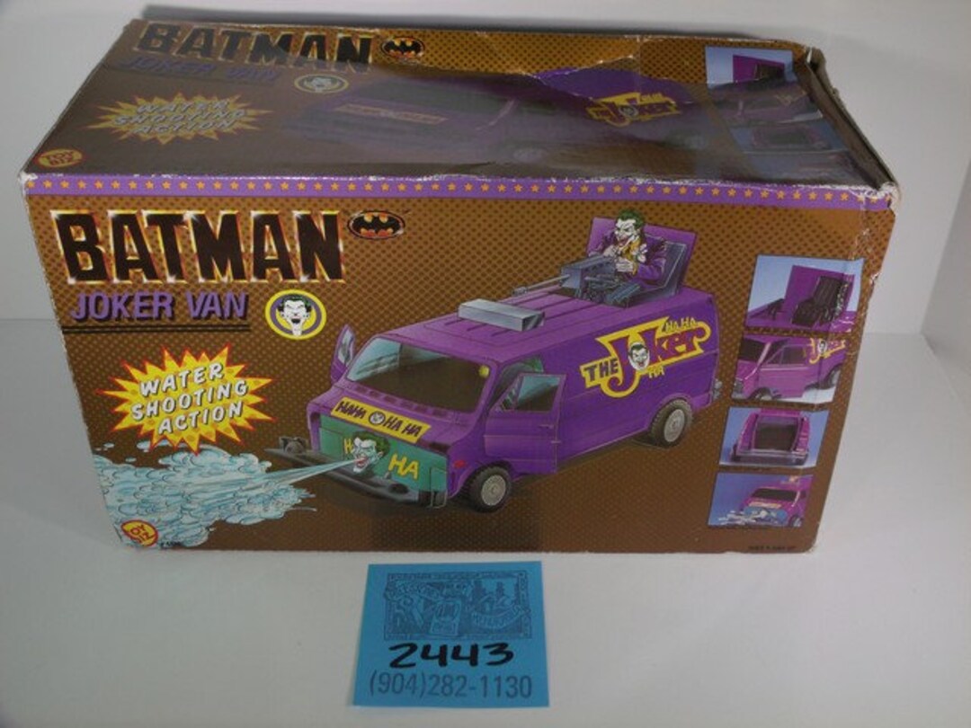 1990's Toy Biz/ Batman-joker Van Mint in Box - Etsy