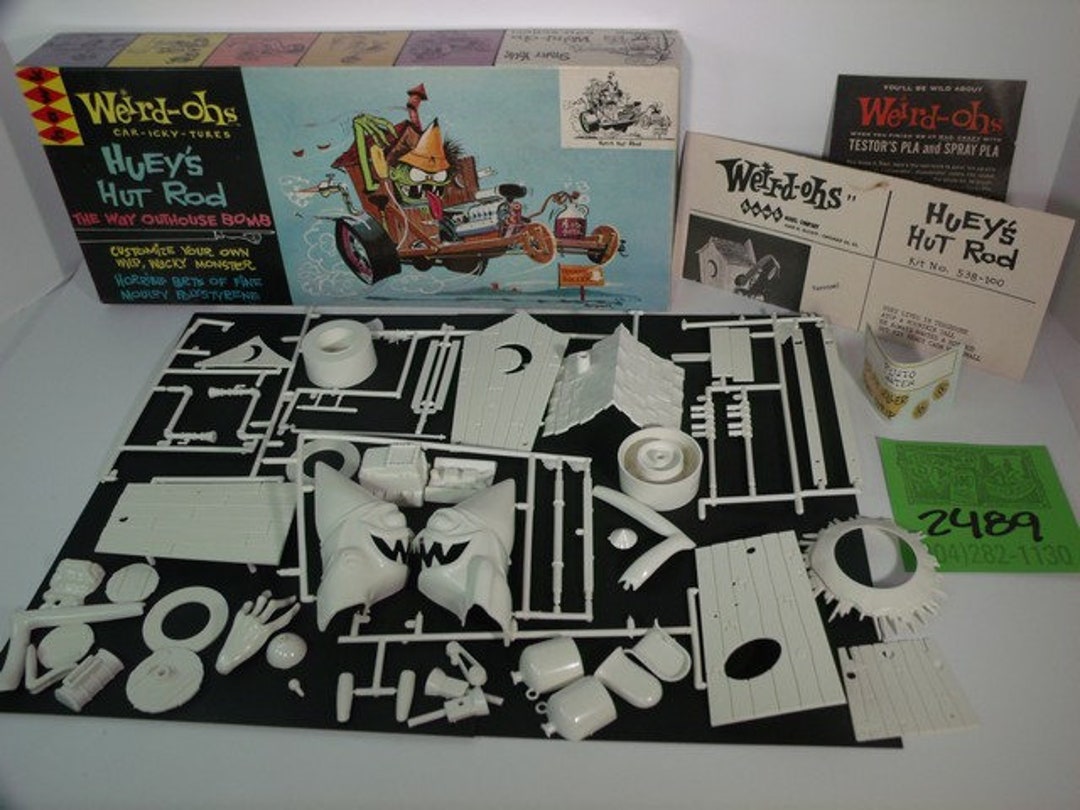 1960's Hawk/weird-oh's-"huey's Hutrod"model Kit W/box - Etsy