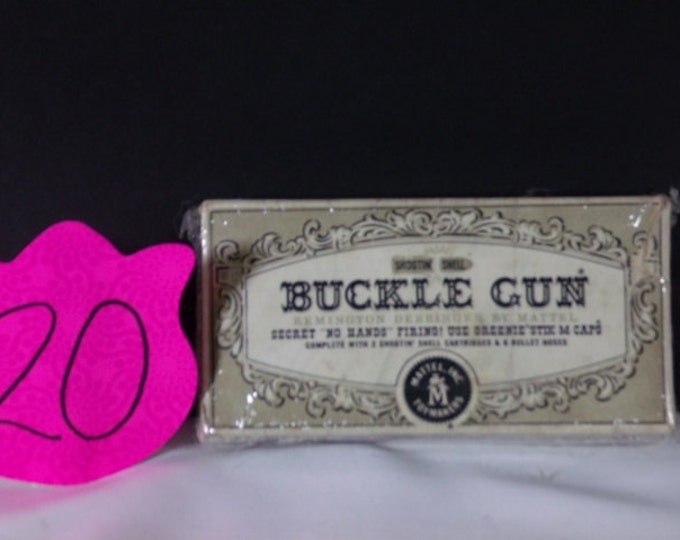 Mattel Buckle Gun & Box - Etsy