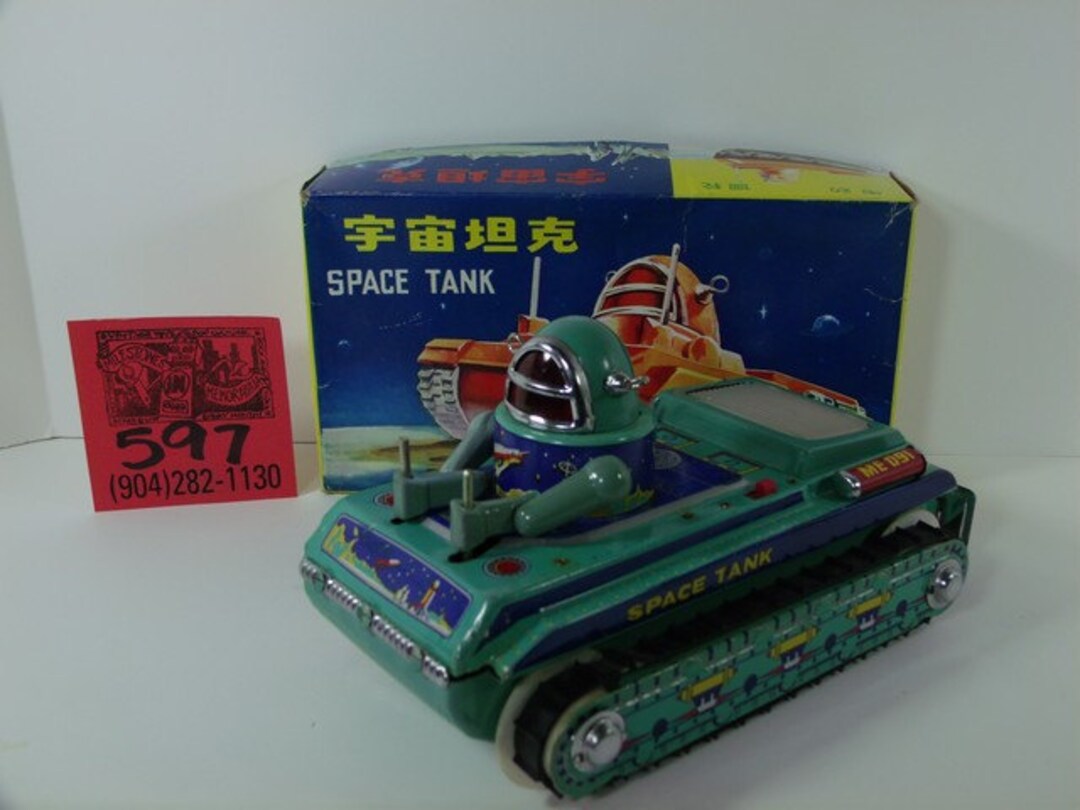 1960's Space Tank With Box and Inserts - Etsy
