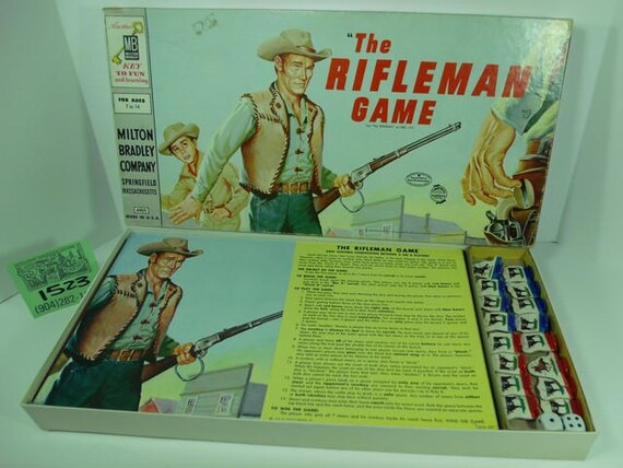 1959 The Rifleman Board Game by Milton Bradley | Etsy