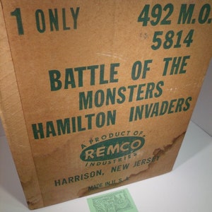 1970's Remco/hamilton Invaders-"battle of the Monsters"-original ...