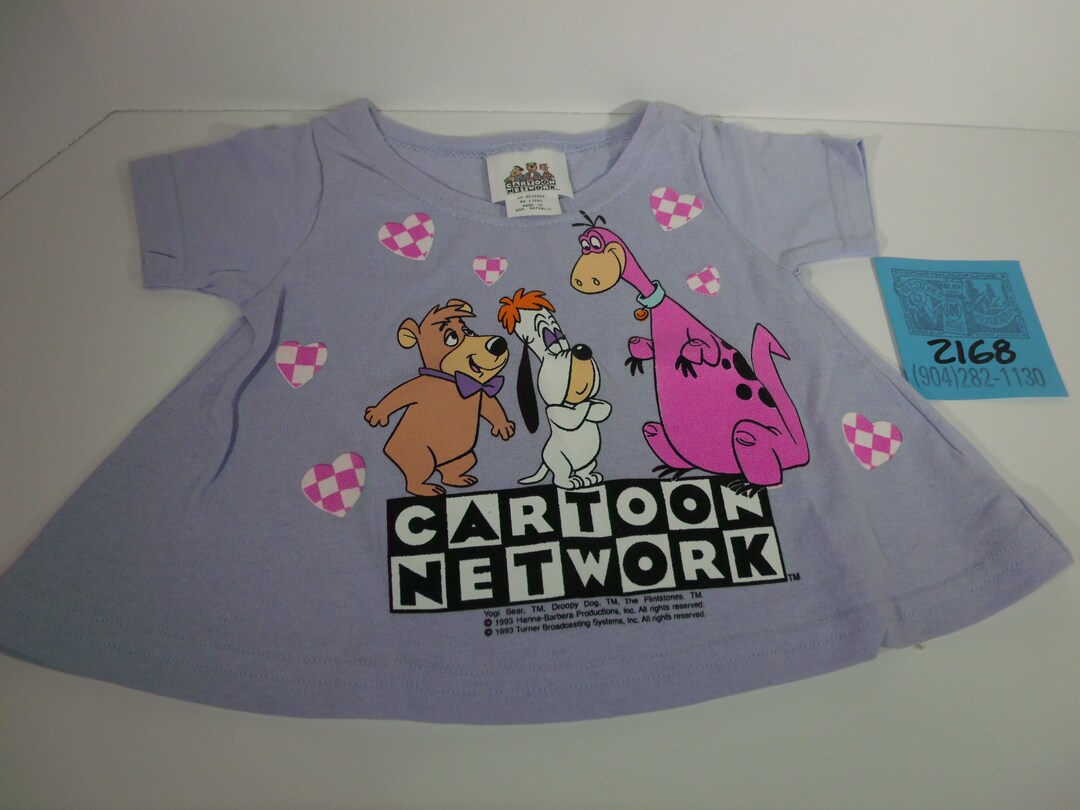 1990's Cartoon Network/ Boo-boodroopyand Dino PJ Top or - Etsy