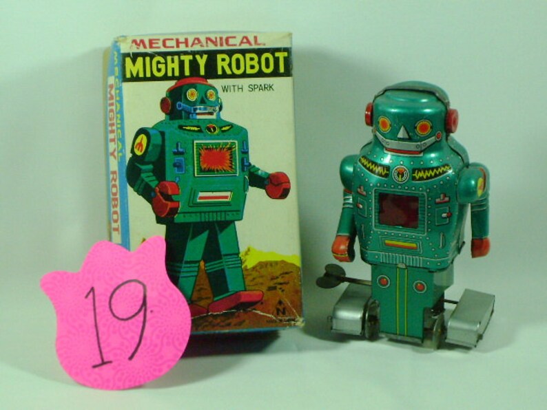 Mechanical Mighty Robot With Spark - Etsy