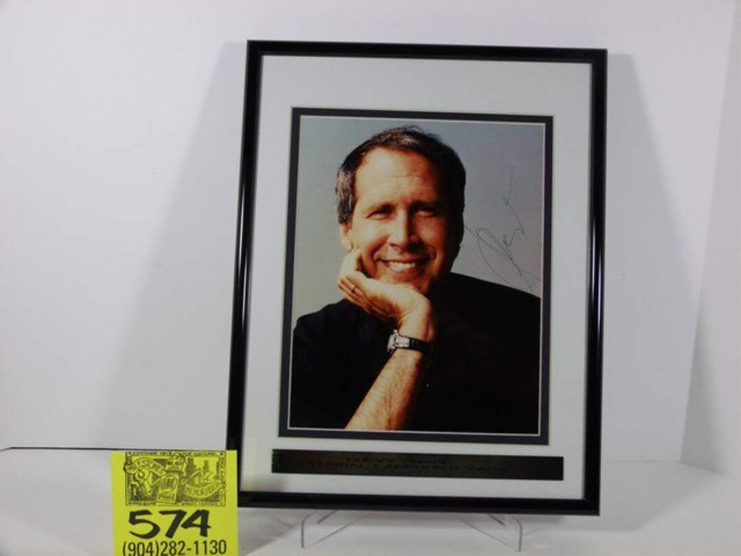 1990's Chevy Chase Autographed Photo-framed - Etsy
